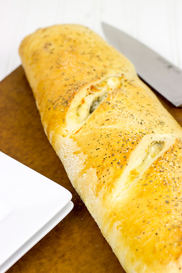 Classic Stromboli | Packed with mozzarella + Italian meats!