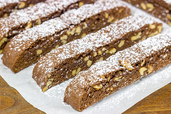 Chocolate Walnut Biscotti | Homemade biscotti are easier than you think!