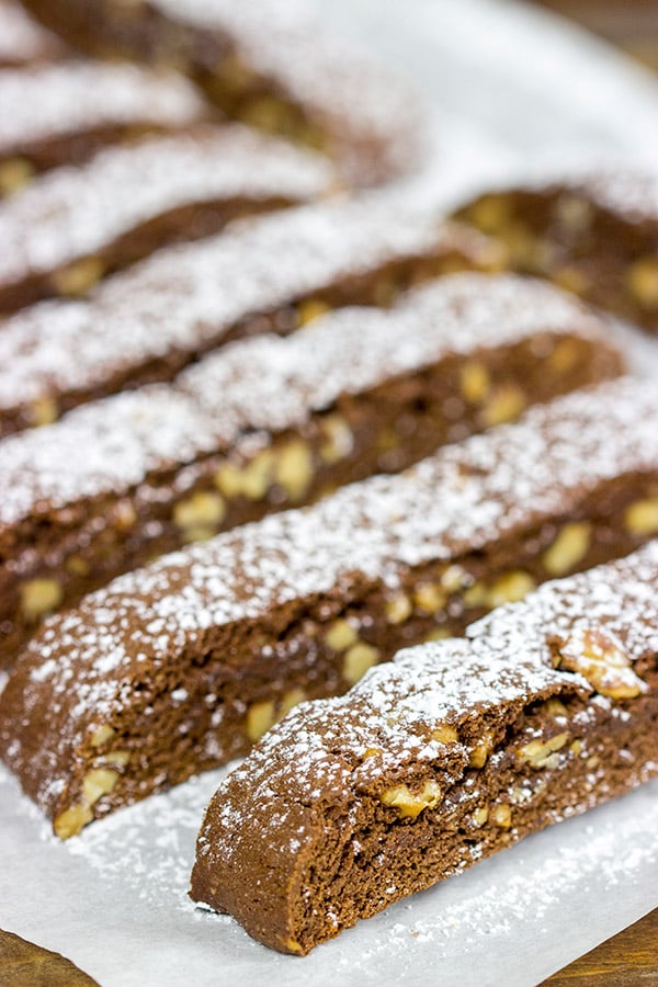 Chocolate Walnut Biscotti | Homemade biscotti are easier than you think!