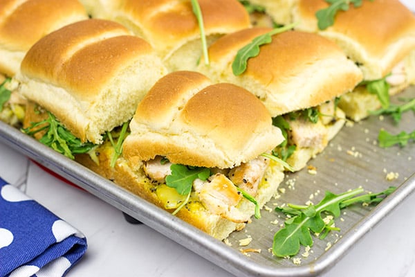 Grilled Chicken Sliders with Poppy Seed Butter | Tasty grilled chicken ...