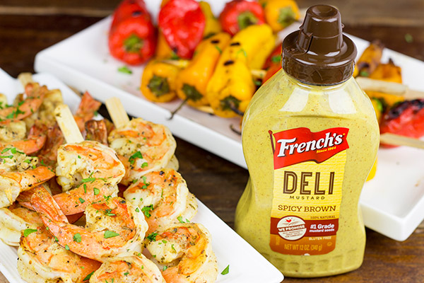 Grilled Spicy Mustard Shrimp | Easy and healthy recipe for summer grilling