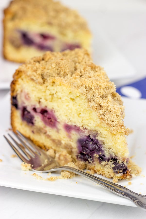 Mixed Berry Coffee Cake | Classic coffee cake loaded with fresh berries!