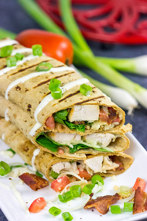 crispy chicken ranch wrap recipe - setkab.com