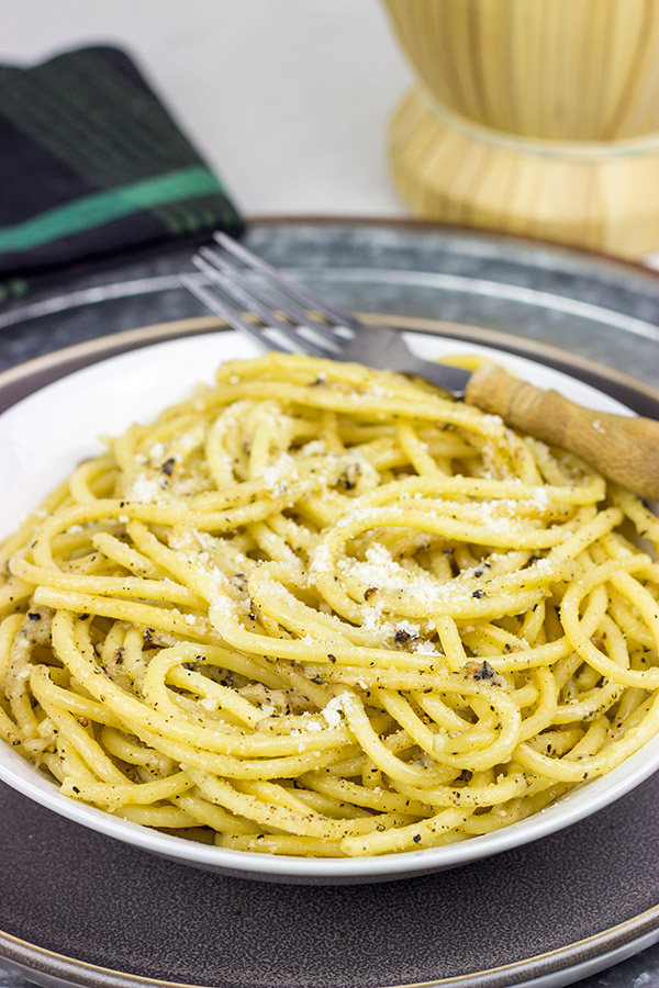 Cacio e Pepe | Classic pasta recipe featuring cheese and pepper