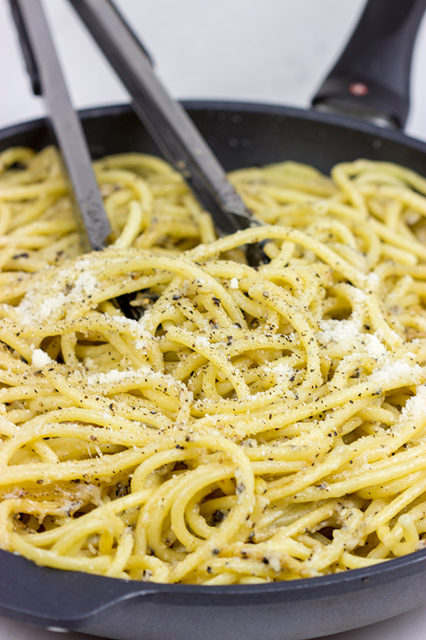 Cacio e Pepe | Classic pasta recipe featuring cheese and pepper