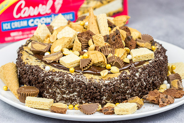 Chocolate Peanut Butter Ice Cream Freak Cake | Great for celebrating!