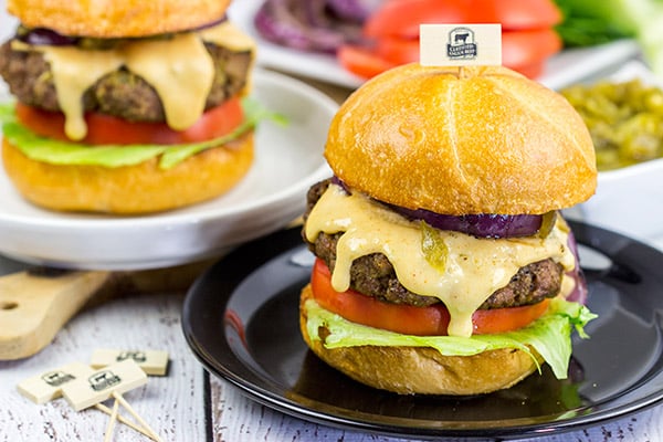 Hatch Green Chile Burgers | Bring the flavors of New Mexico to the grill!