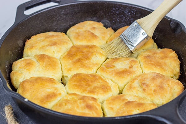 Cast Iron Skillet Biscuits | Spicedblog