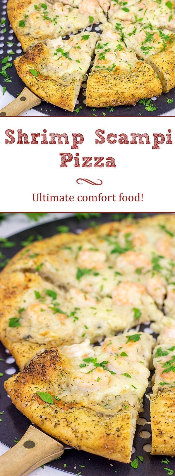 Shrimp Scampi Pizza | Turn a classic dinner into a delicious pizza!