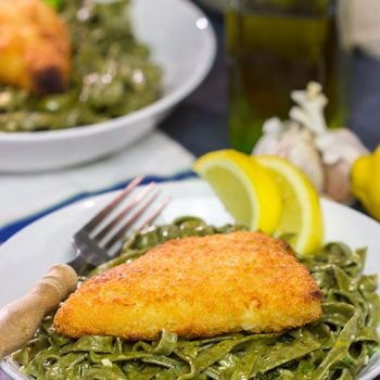 Lemon Pasta with Baked Cod | Tasty 30-minute meal for busy weeknights!