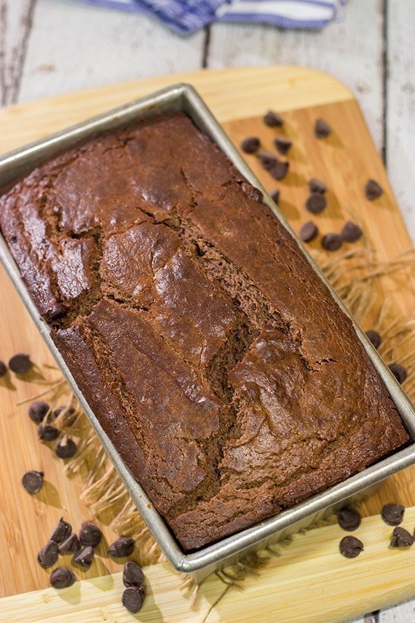 Double Chocolate Quick Bread | Loaded with chocolate flavor
