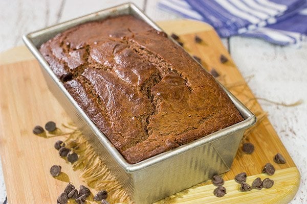 Double Chocolate Quick Bread | Loaded with chocolate flavor