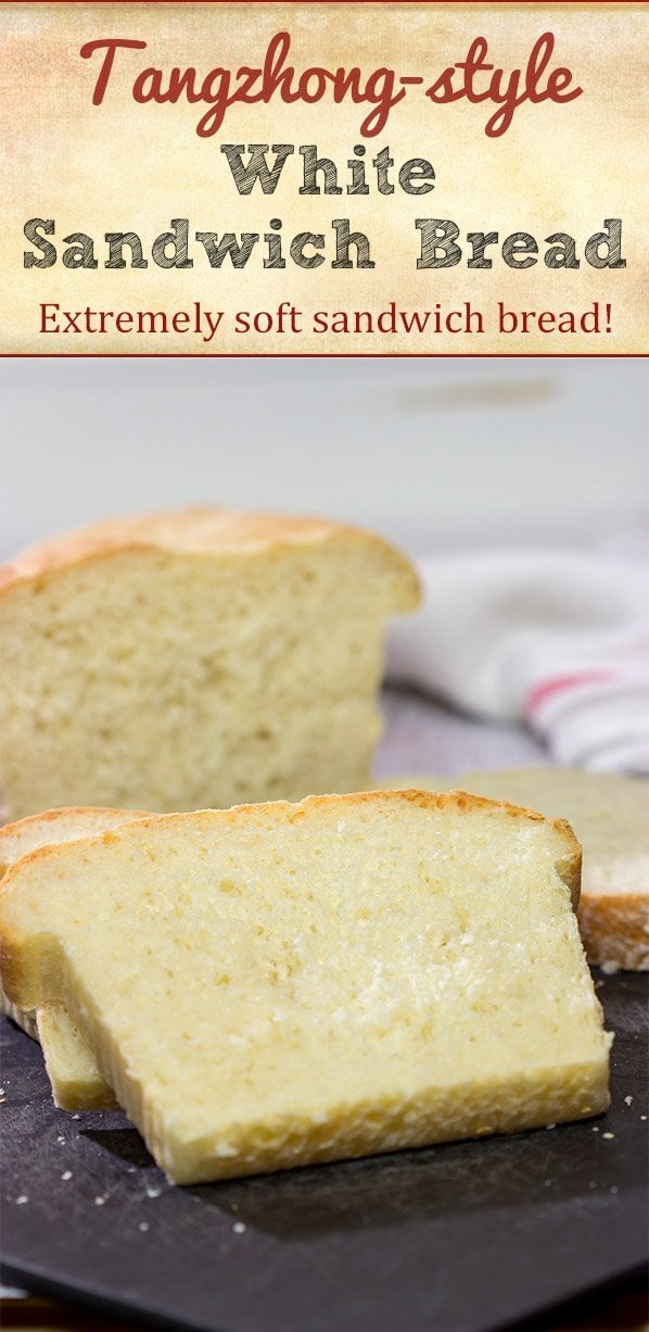 Tangzhong Style White Sandwich Bread | Extremely soft loaf of bread