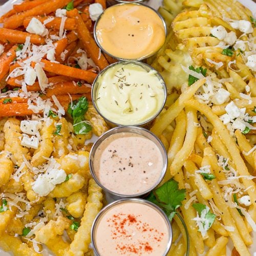 French Fry Board | A fun appetizer for game night with friends!