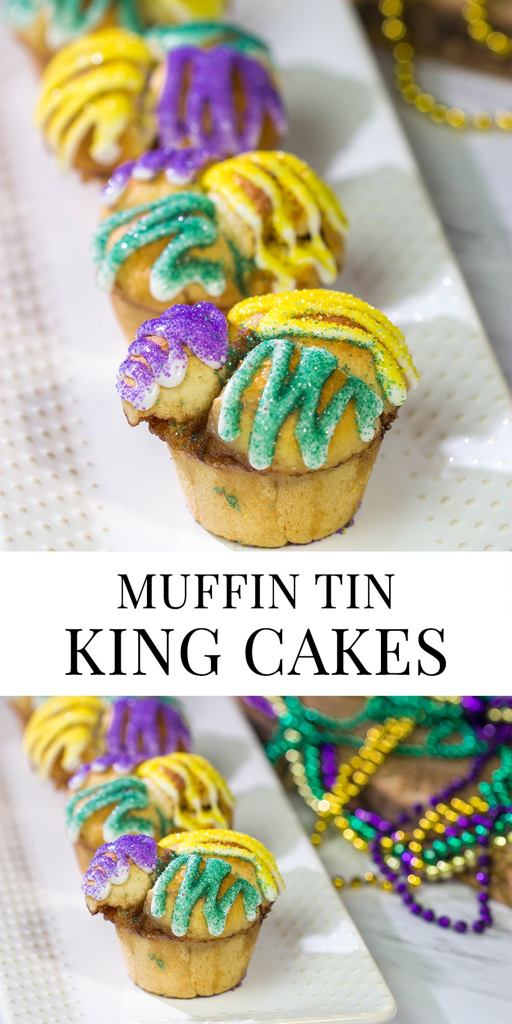 Muffin Tin King Cakes | Celebrate Mardi Gras...muffin tin style!