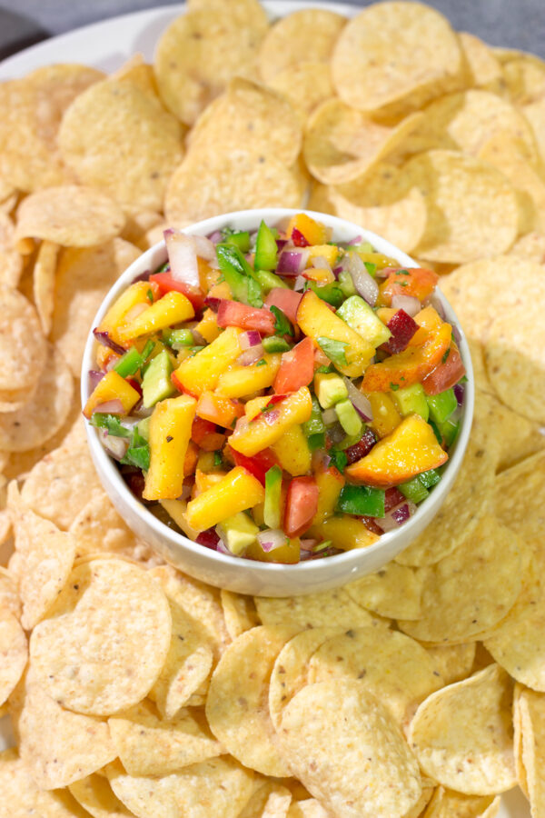Fresh Peach Salsa | Delicious recipe using fresh summer peaches!