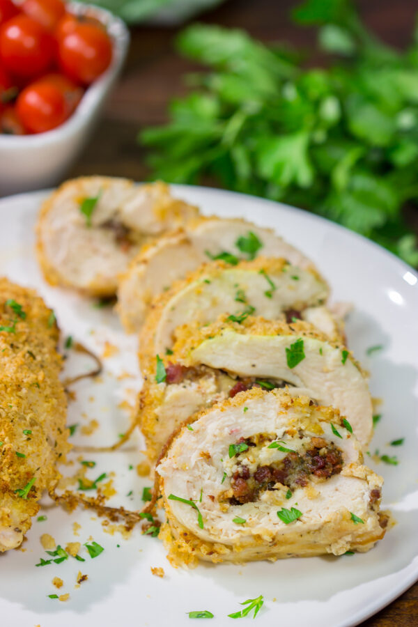 Pancetta Stuffed Chicken Breasts | Tasty dinner recipe!