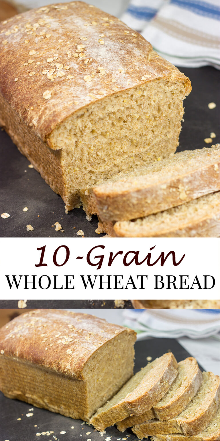 10-Grain Whole Wheat Bread | Packed with all sorts of good stuff!