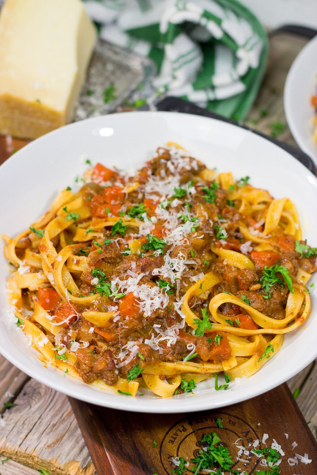 Tagliatelle Bolognese | Classic Italian comfort food!