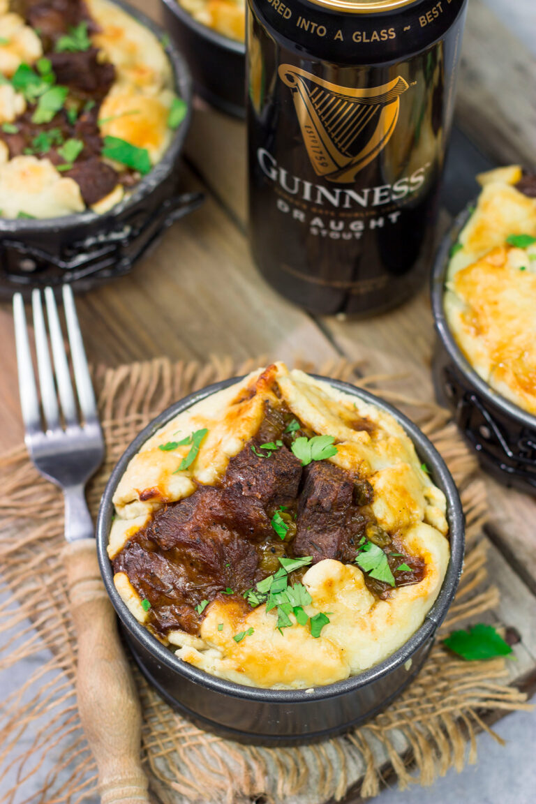 Individual Beef and Guinness Pot Pies | Spicedblog