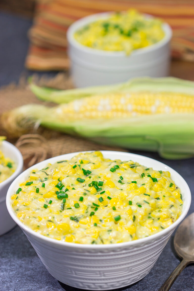 Cheesy Creamed Corn | Spicedblog