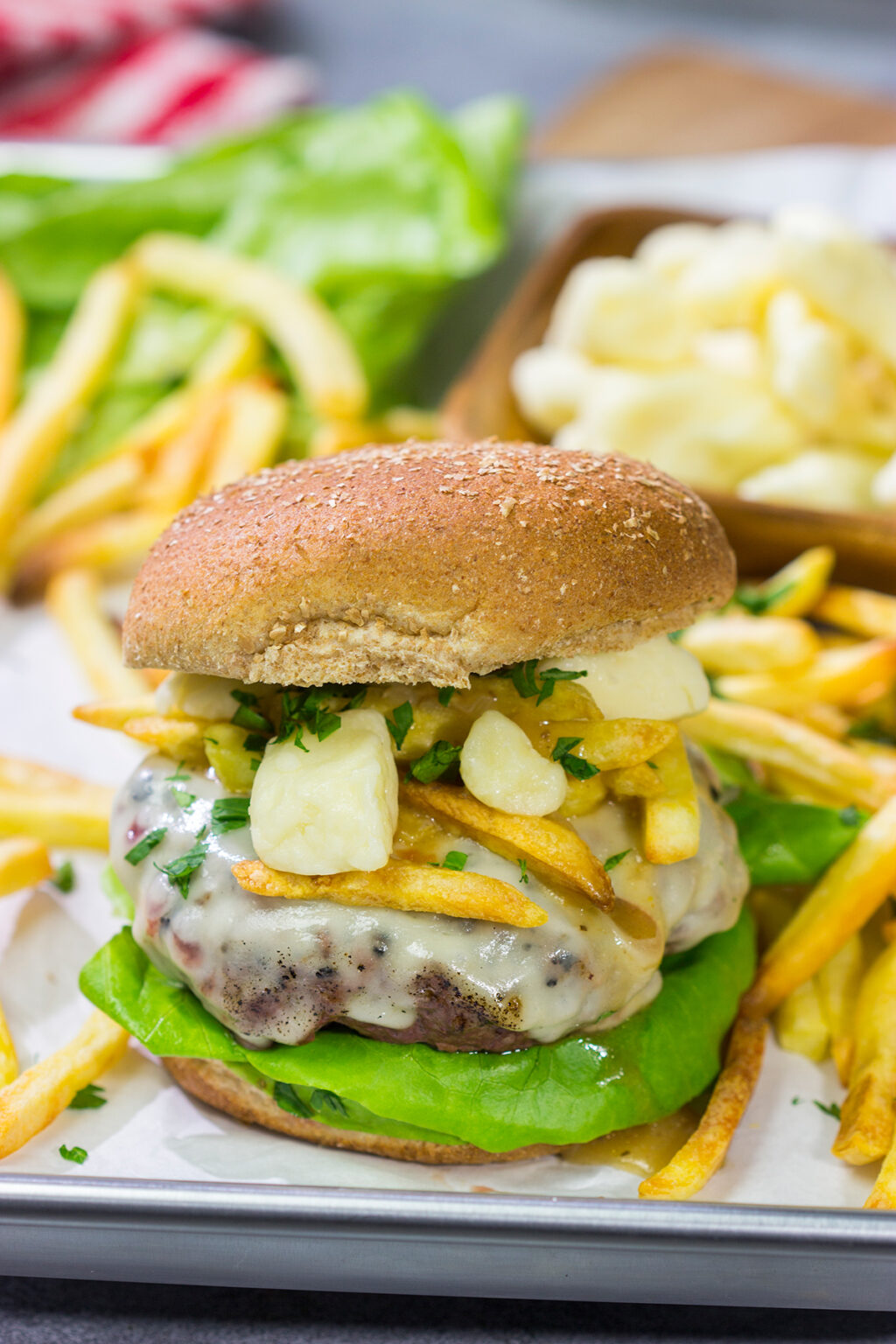 Grilled Poutine Burger | Spicedblog