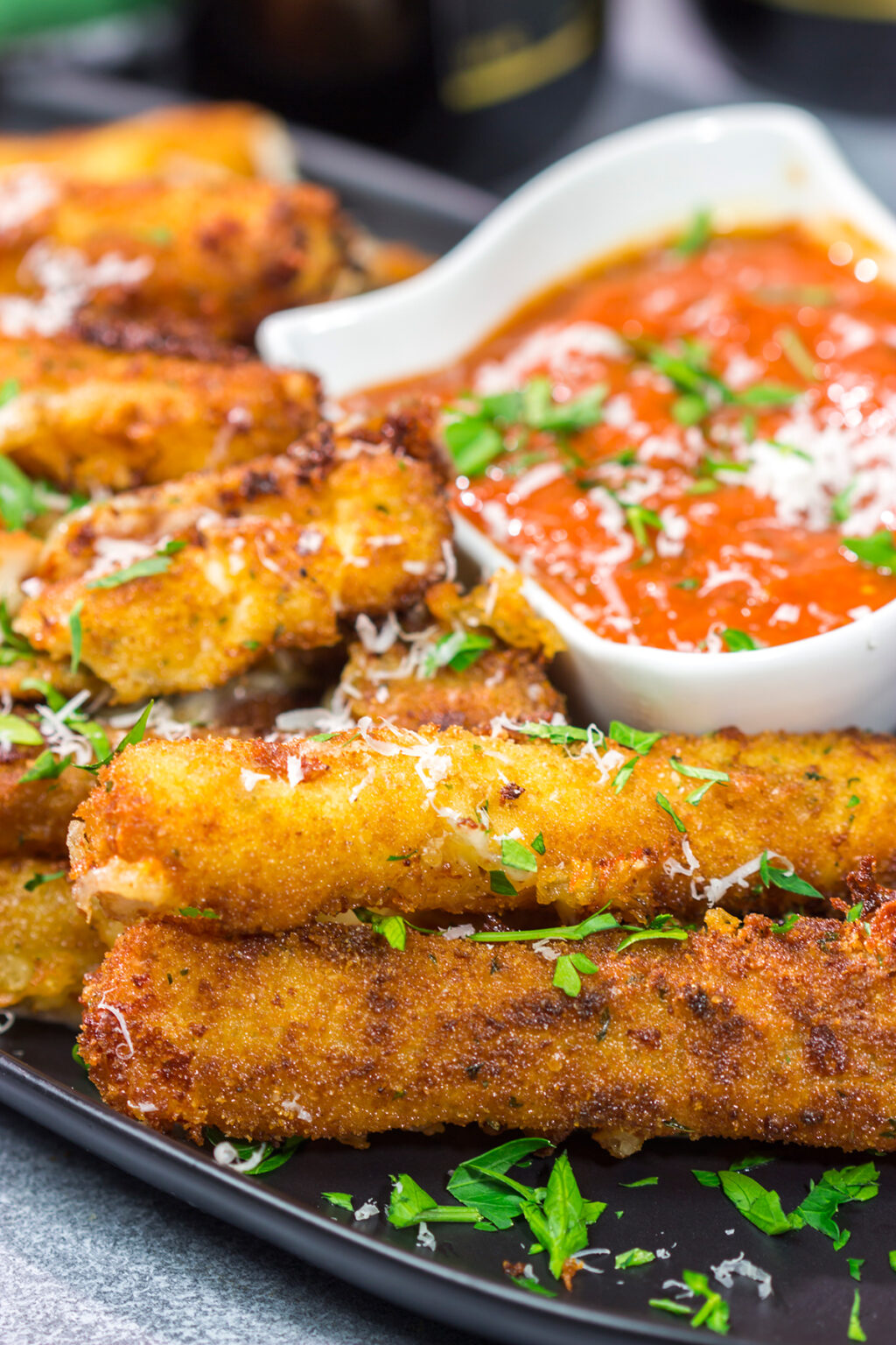 Fried Mozzarella Sticks | Spicedblog