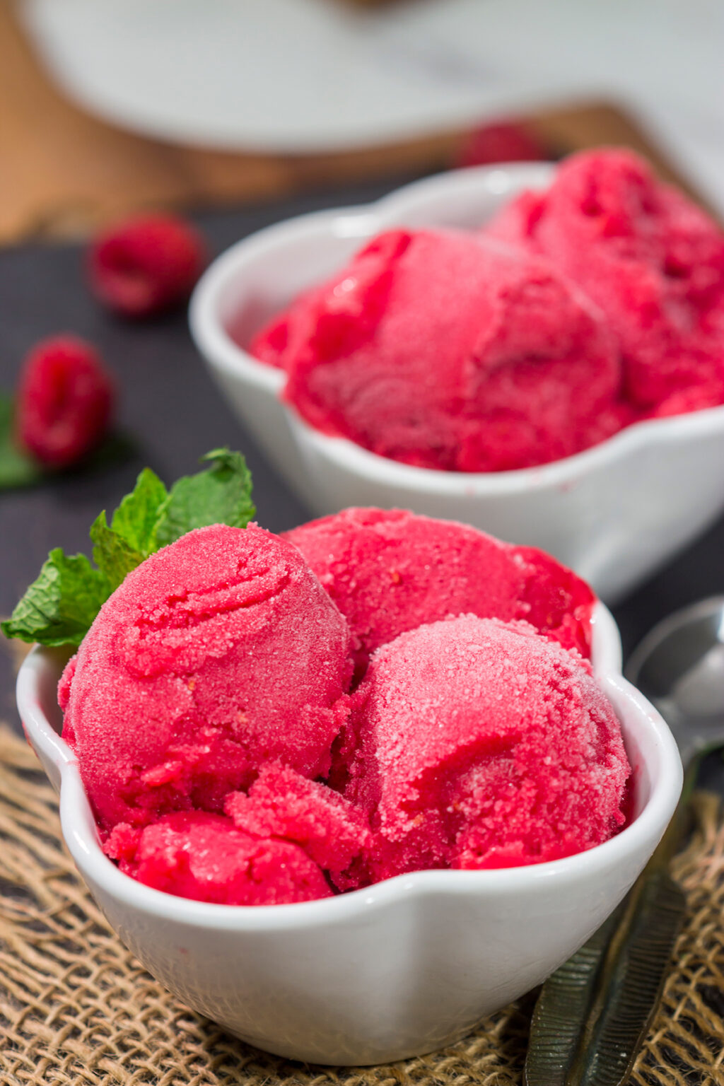Raspberry Sorbet | Spicedblog