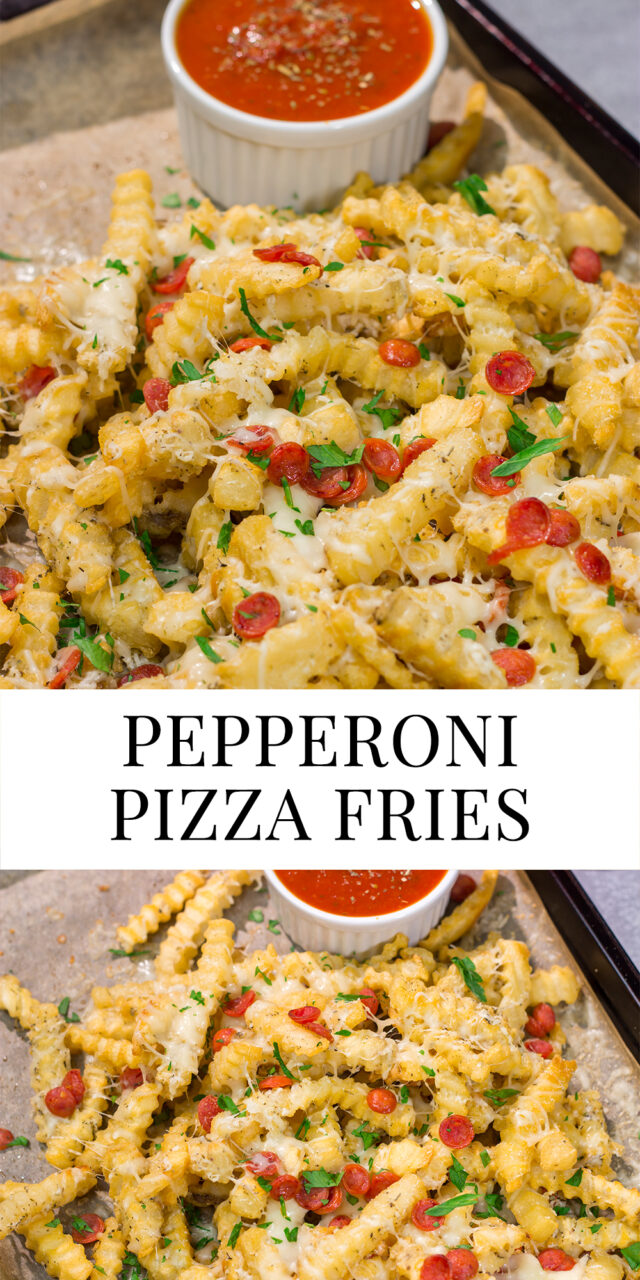 Pepperoni Pizza Fries | Spicedblog