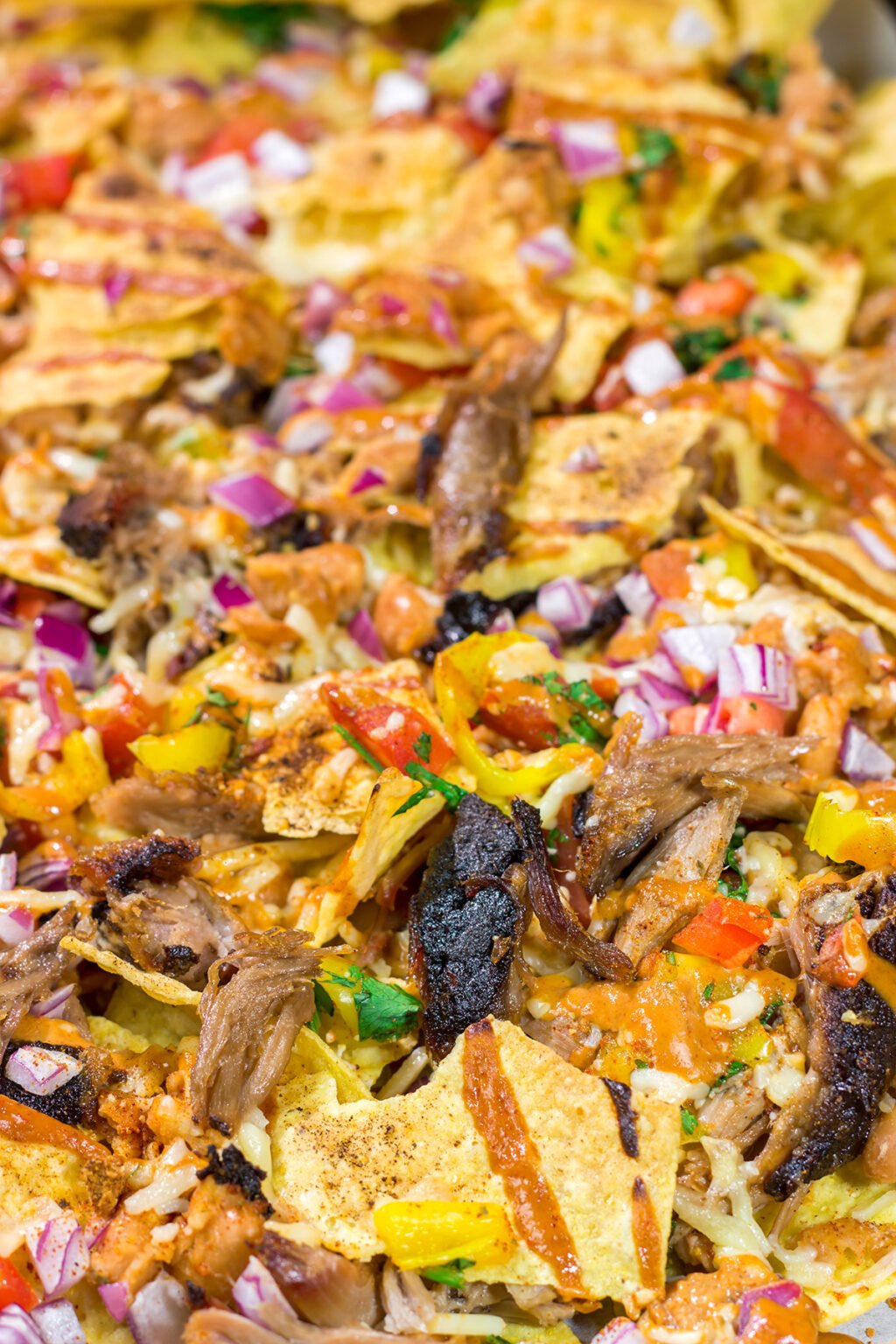 Loaded BBQ Nachos | Spicedblog